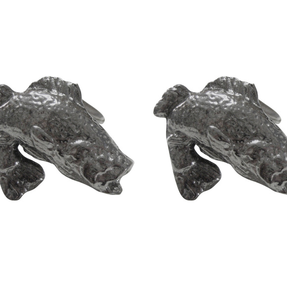 Kiola Designs | Accessories | Bass Fish Cufflinks | Poshmark